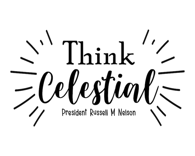 Think Celestial Digital Print (landscape) - Etsy