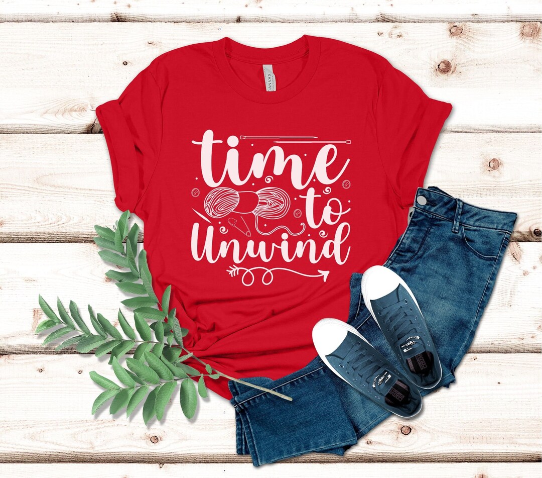 Time to Unwind Funny Crochet T Shirt Crocheting Gift - Etsy