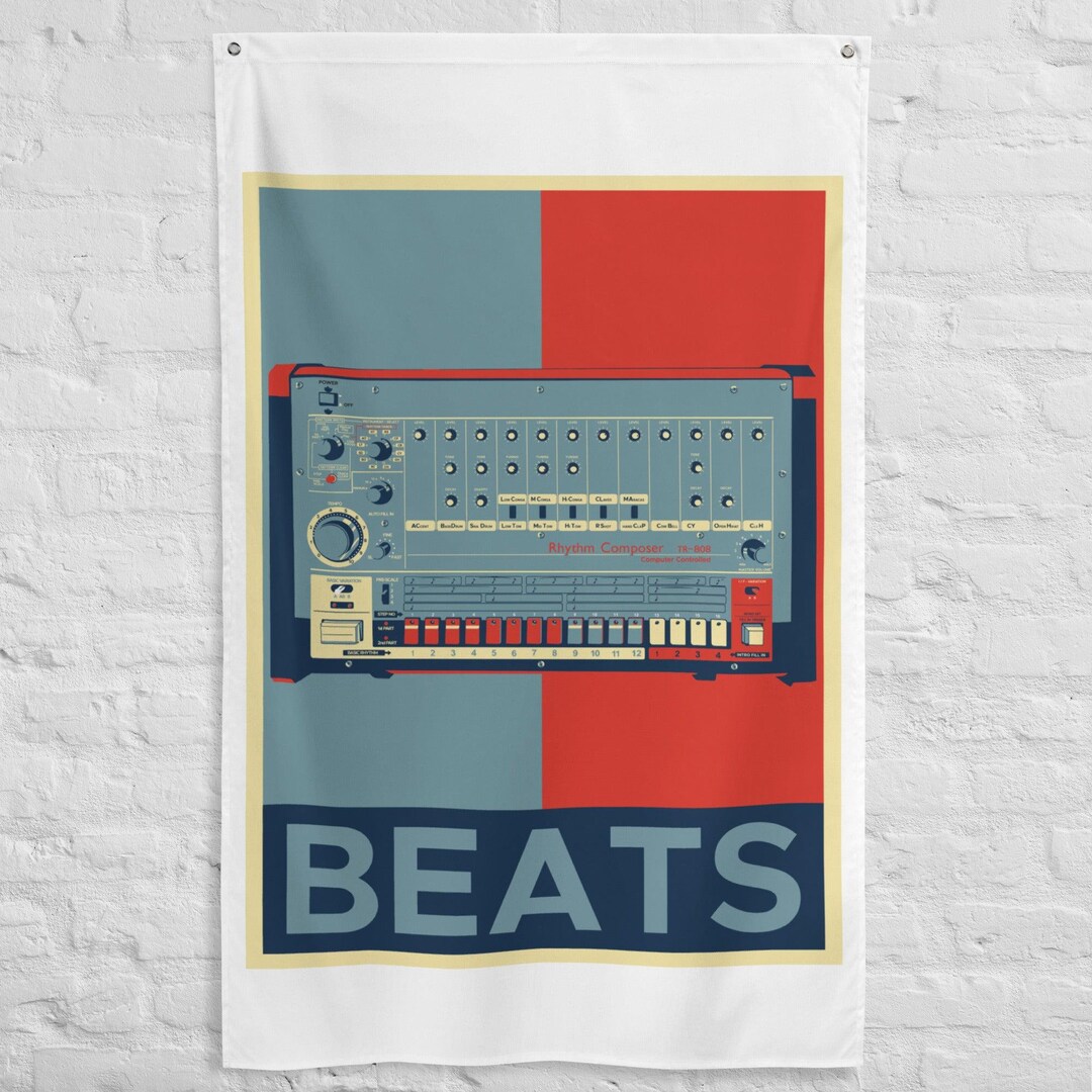 Beats Poster, Roland TR 808, Drum Machine, DJ Poster, Old School Music ...