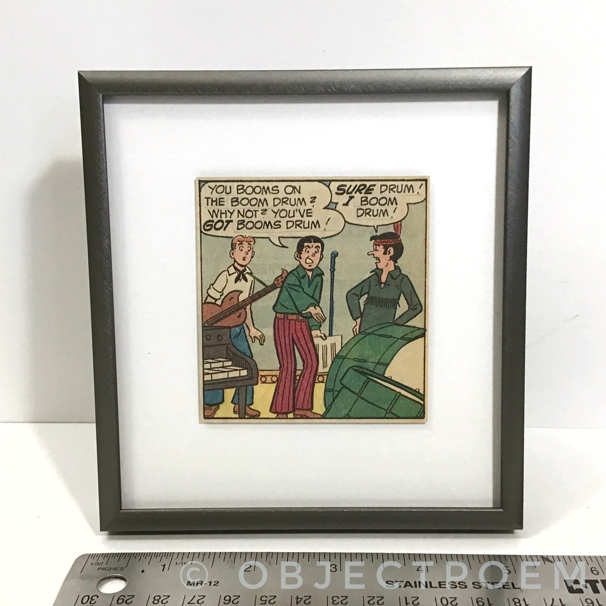 Original Collage Art Jump Man Vintage Archie Comics, Altered Text ...