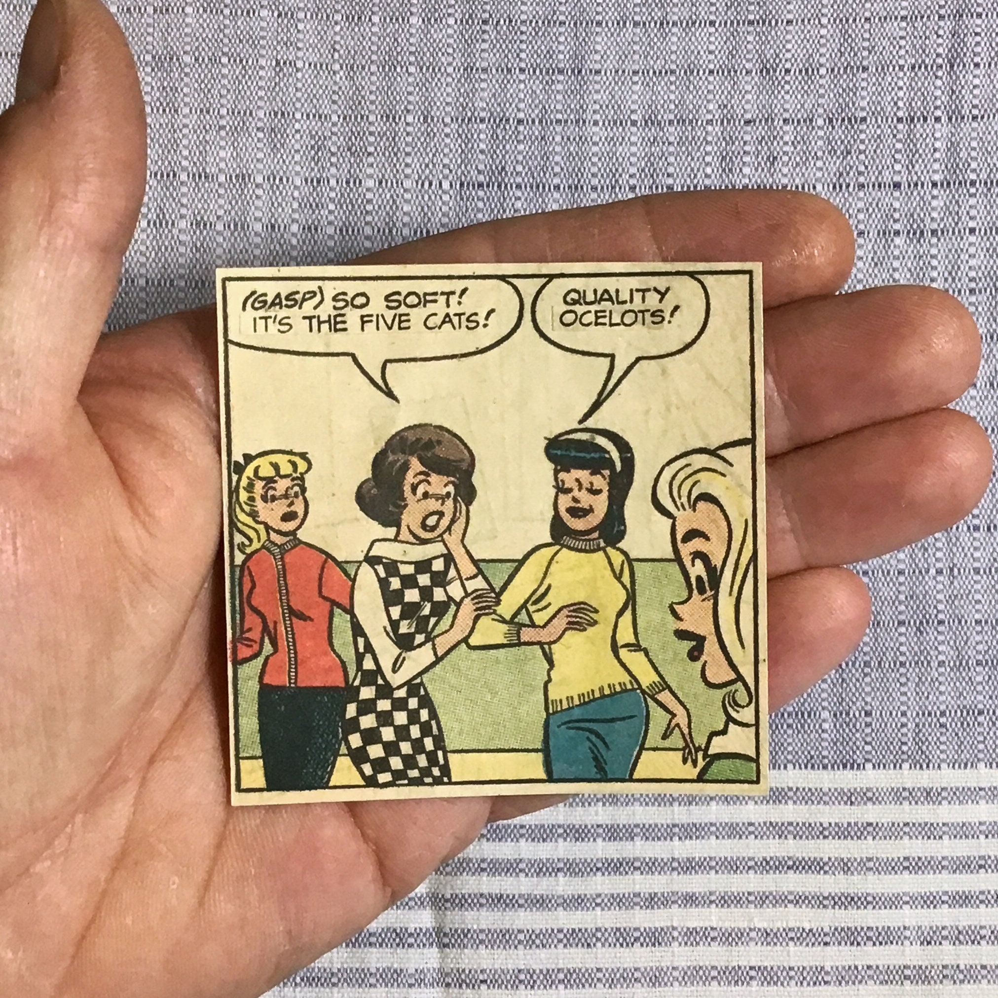 Original Collage Art Quality Ocelots Vintage Archie - Etsy