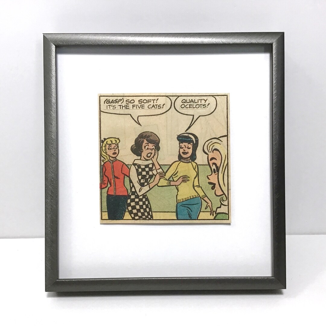Original Collage Art Quality Ocelots Vintage Archie Comics, Altered ...