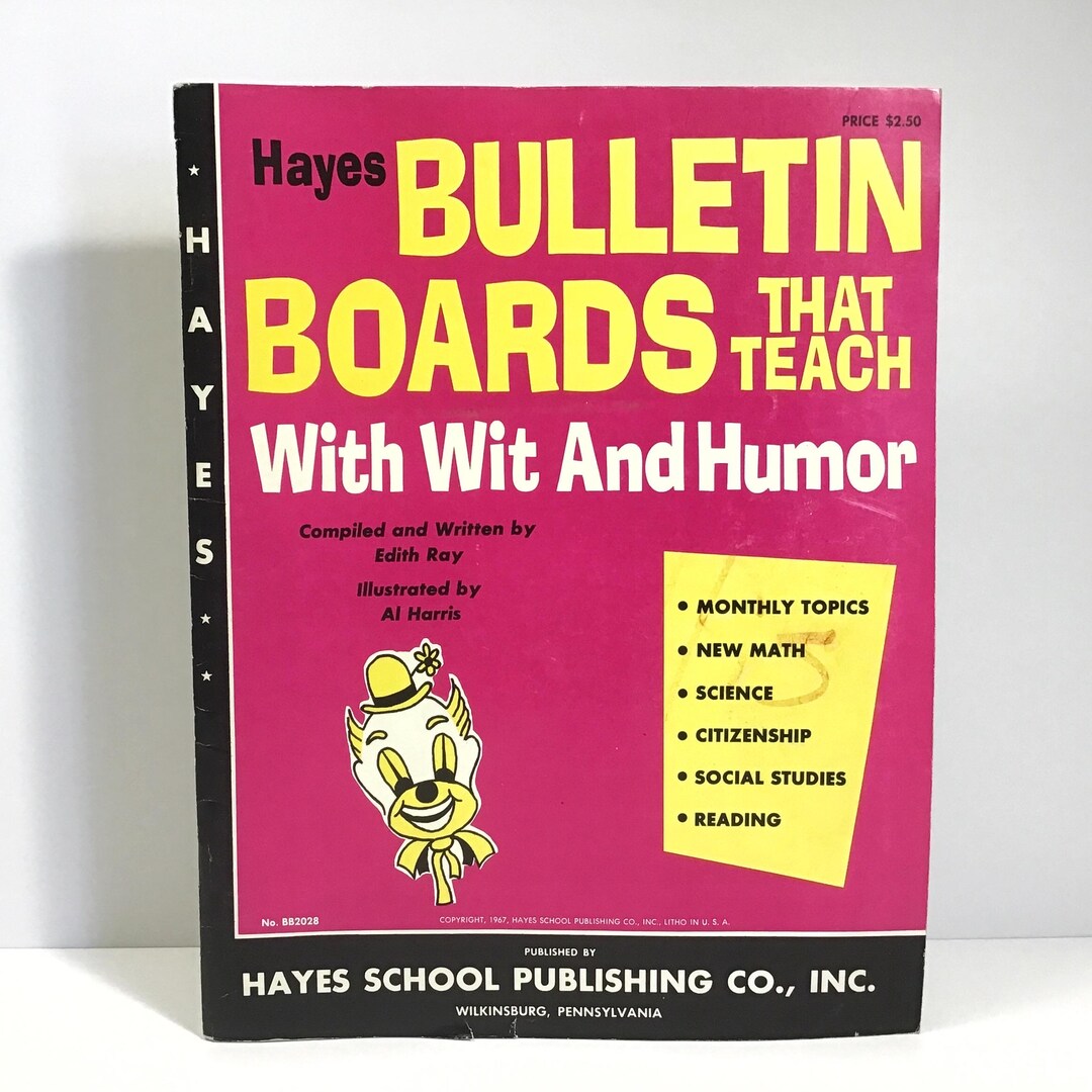 Vintage Hayes Bulletin Boards Wit & Humor - Fun Bulletin Board Designs ...