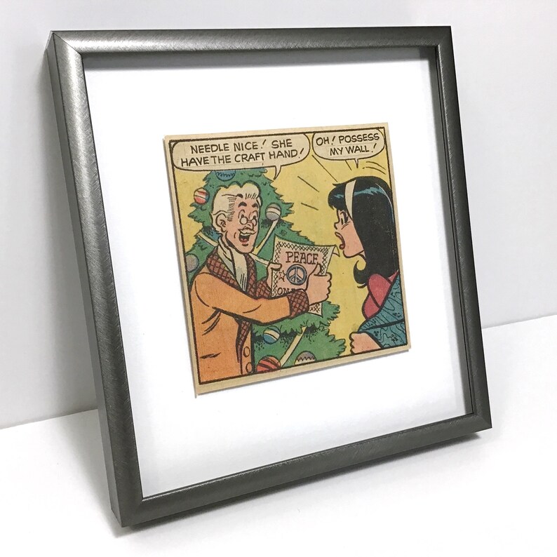The Craft Hand Original Framed Collage Art Vintage Archie Comic ...