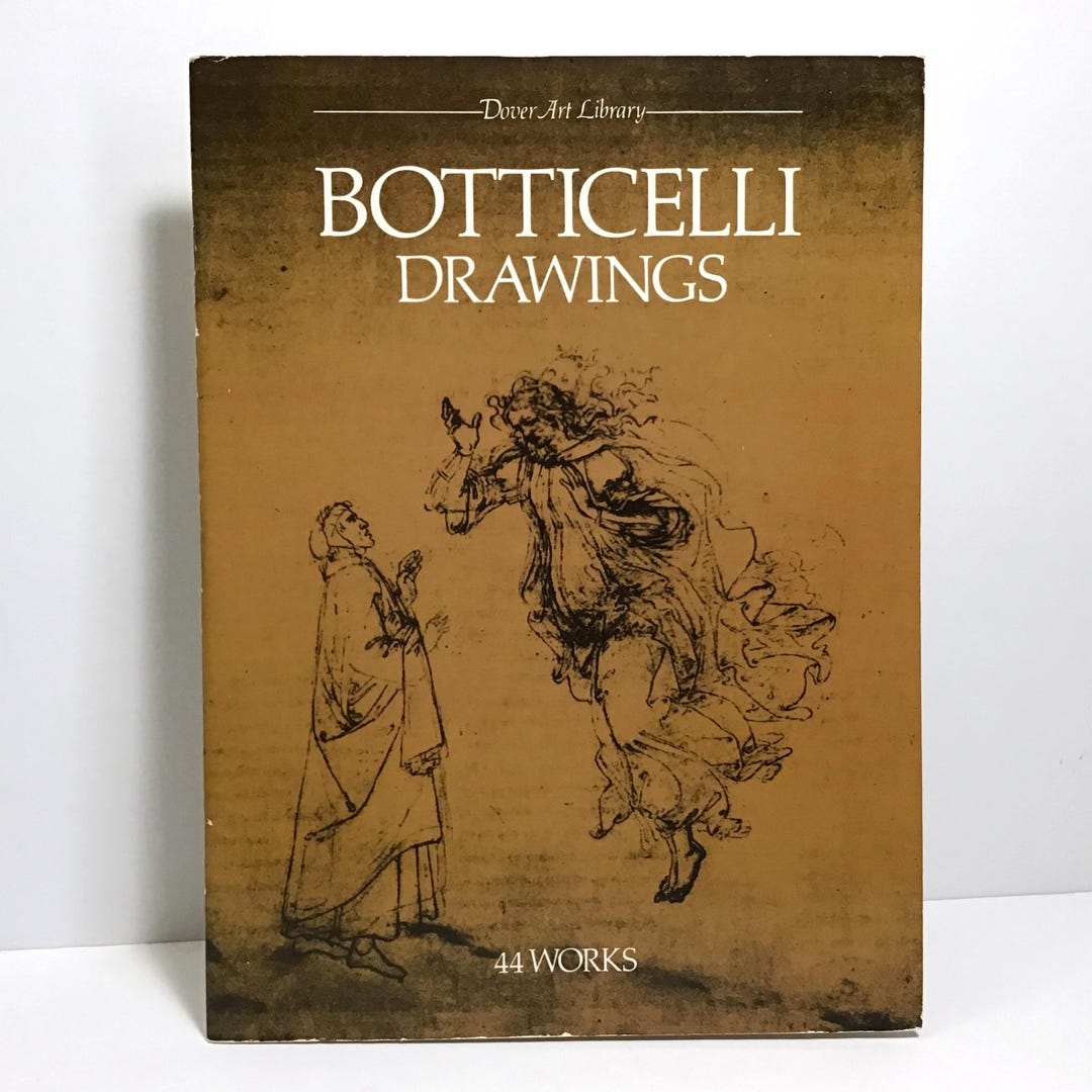Botticelli Drawings: 44 Works - Vintage 1982 PB Book - Dover ...