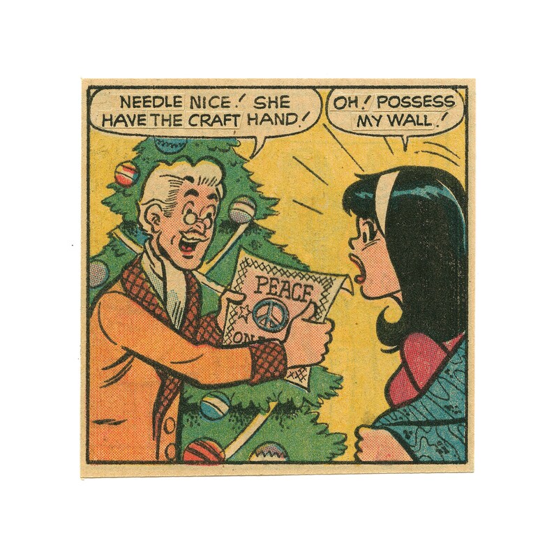 The Craft Hand Original Framed Collage Art Vintage Archie Comic ...