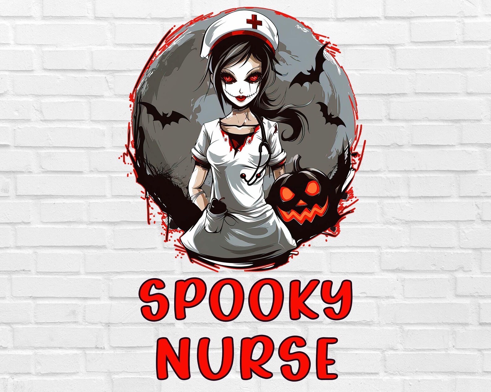Spooky Nurse PNG | Halloween Nurse PNG | Nurselife Clipart | Medical ...