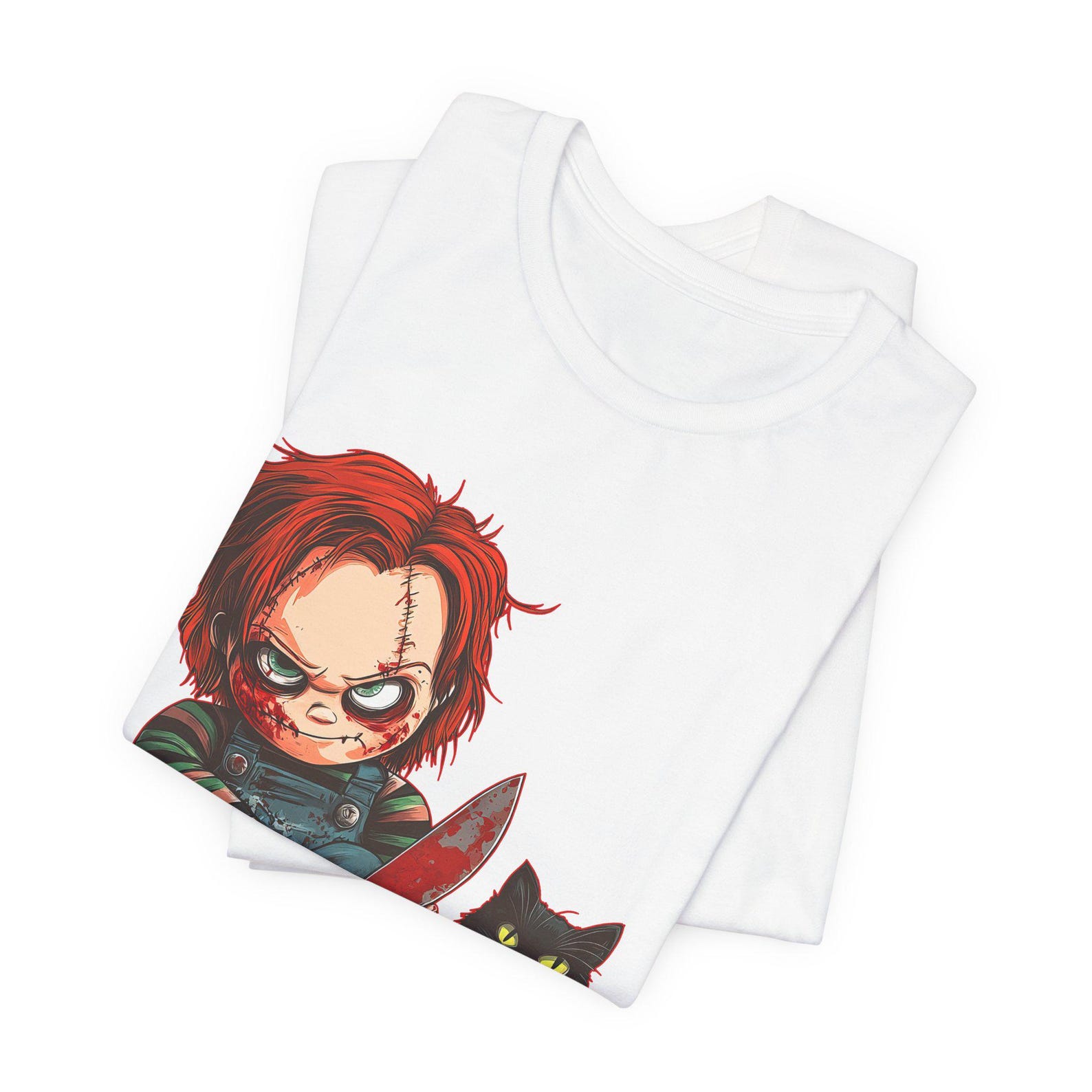 Chucky PNG | Chucky and Black Cat PNG | Funny Halloween PNG | Halloween ...