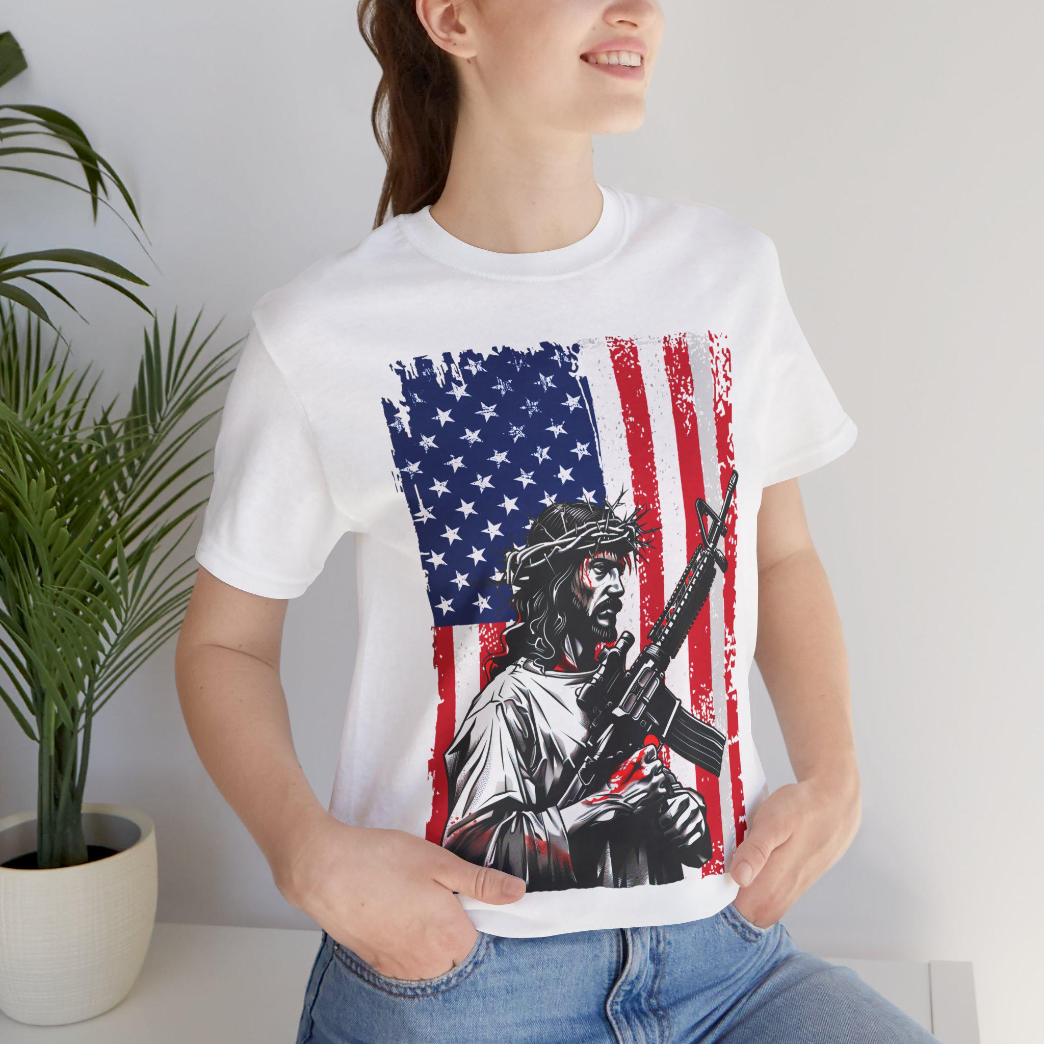 USA Jesus Png | 4th of July Png | USA Flag Png | USA Png | Patriotic ...