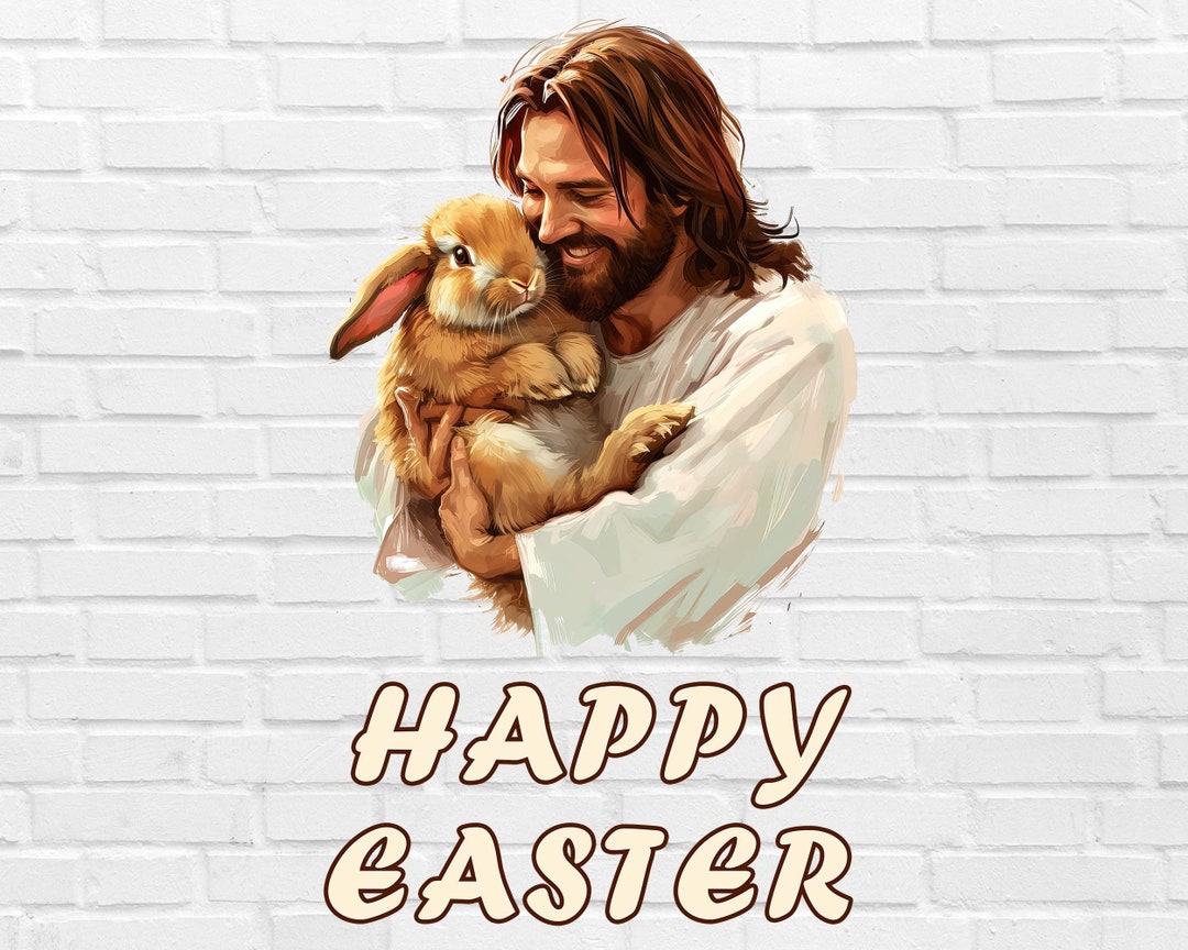Happy Easter PNG for Shirt | Jesus PNG | Easter Bunny PNG | Christian ...