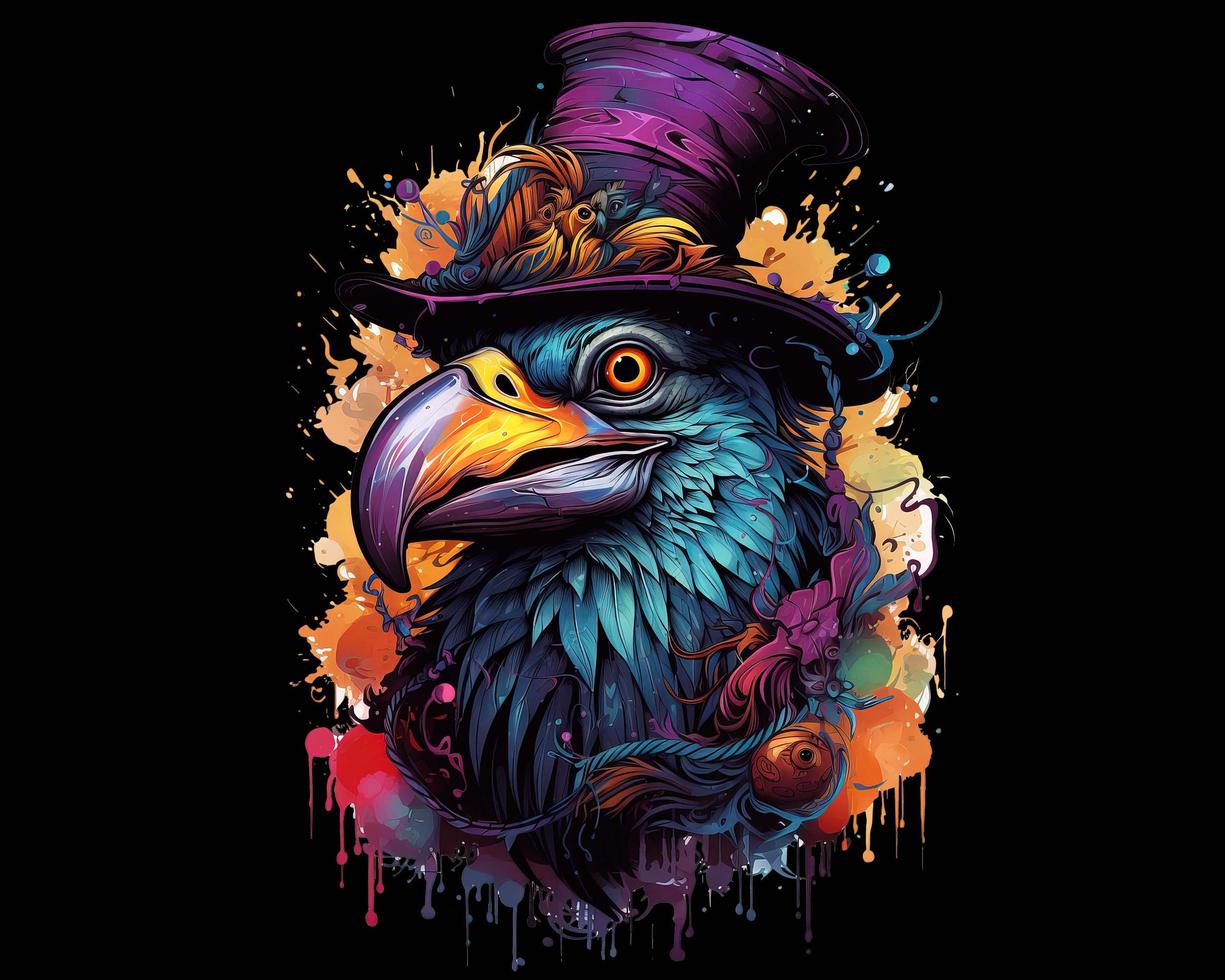 Mystical Raven PNG File Magical Raven PNG Voodoo Raven PNG Raven ...