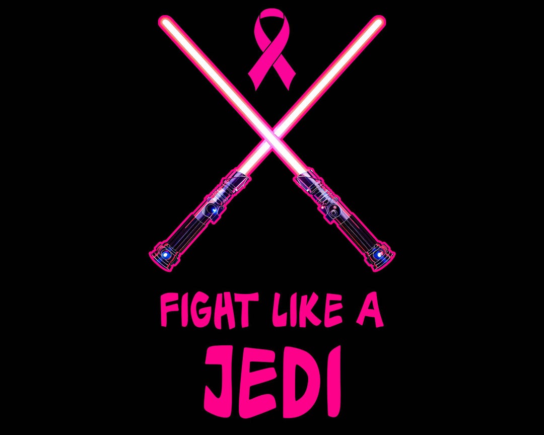 Star Wars Breast Cancer Awareness PNG Fight Like A Jedi PNG in October ...