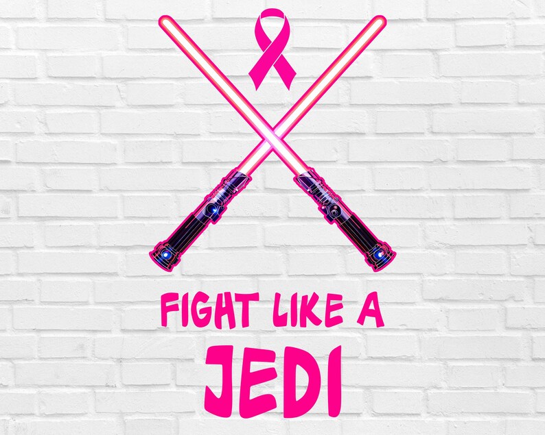 Star Wars Breast Cancer Awareness PNG Fight Like A Jedi PNG in October ...