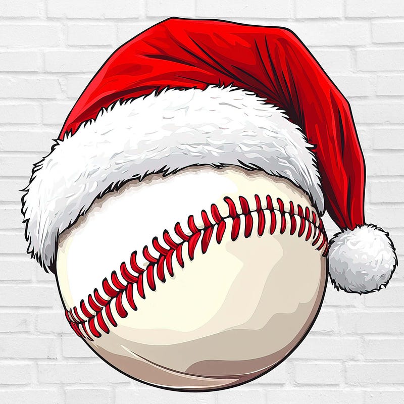 Baseball Christmas Svg - Etsy