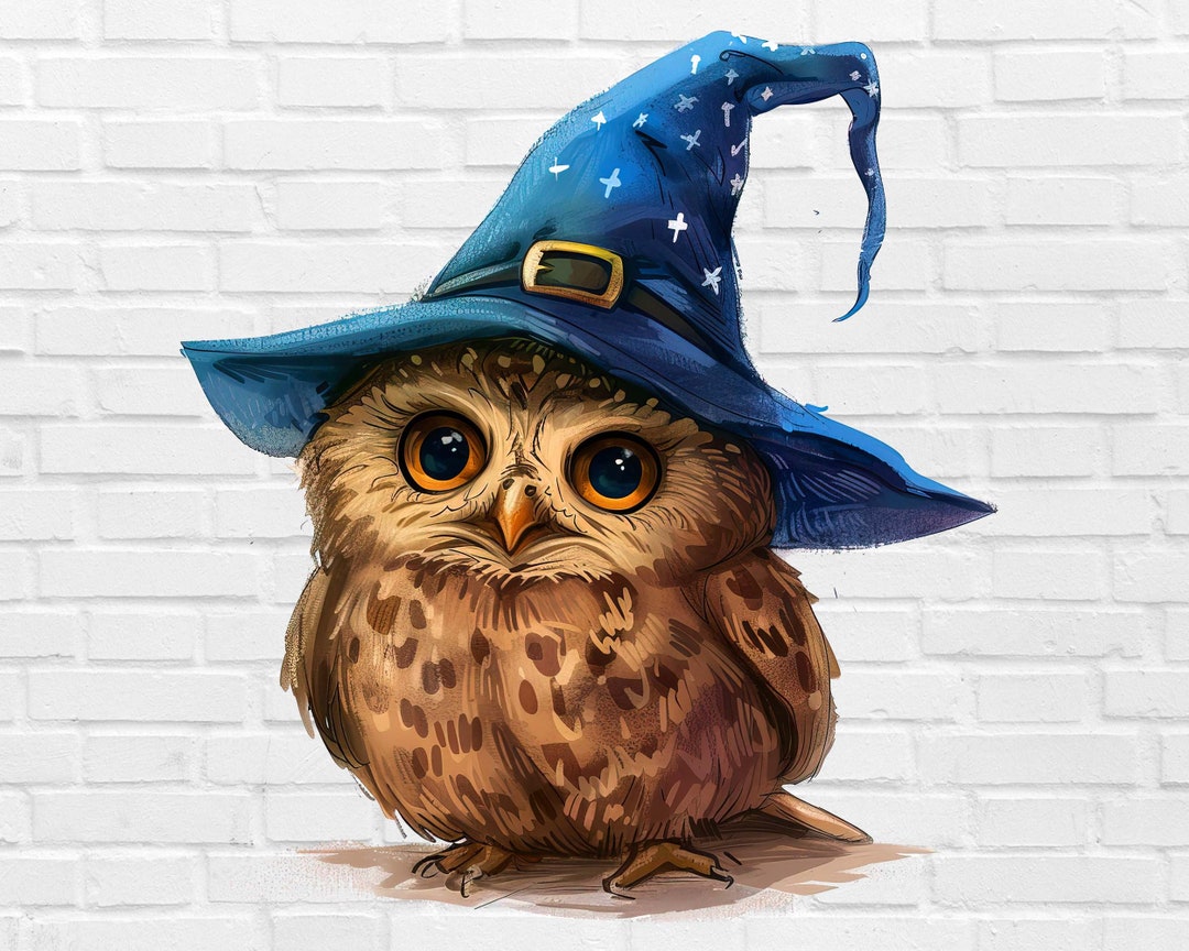 Owl Wizard PNG | Mystical Owl PNG File | Magical Owl PNG | Voodoo Owl ...