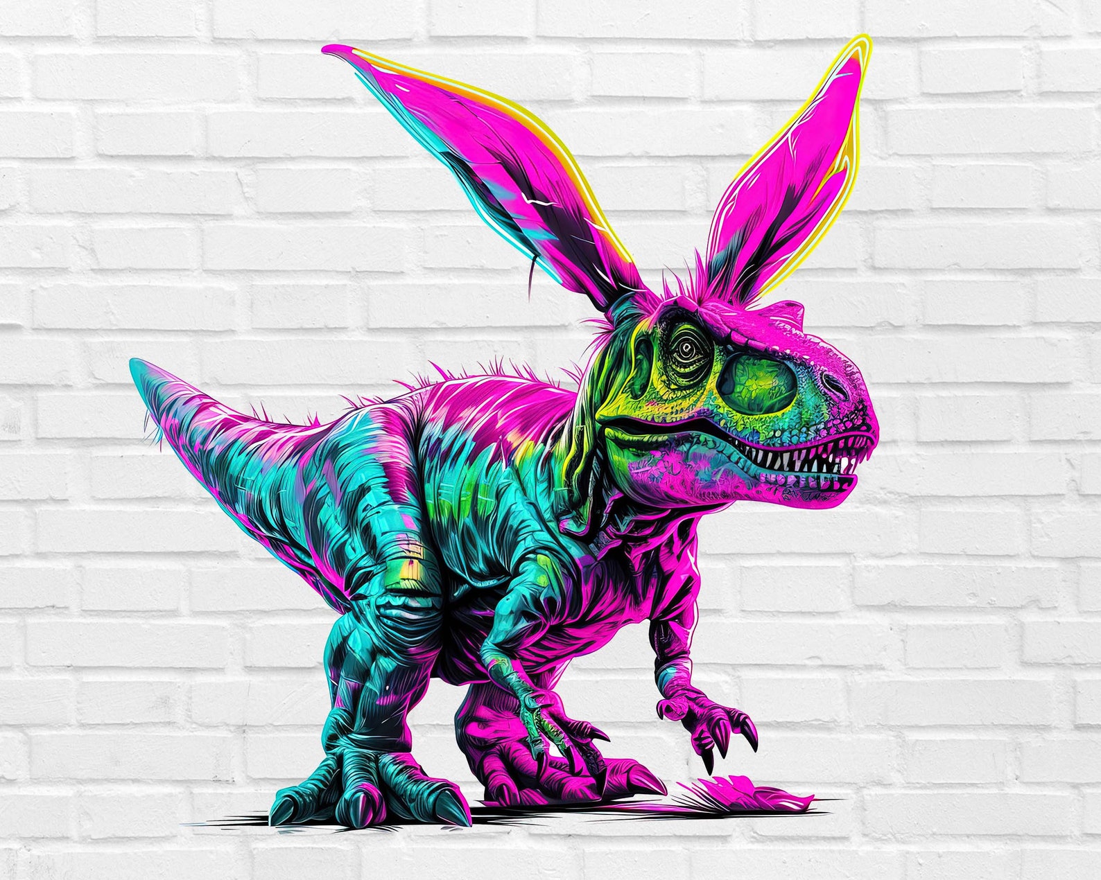 Funny Trex Easter PNG for Shirt | T Rex Bunny PNG | Easter Bunny PNG ...
