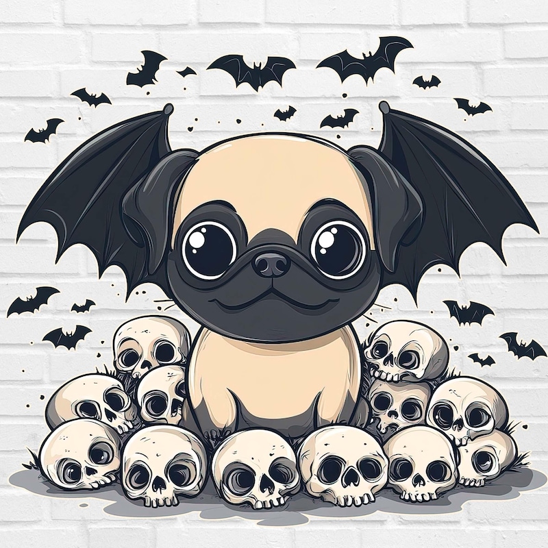 Pug With Wings - Etsy