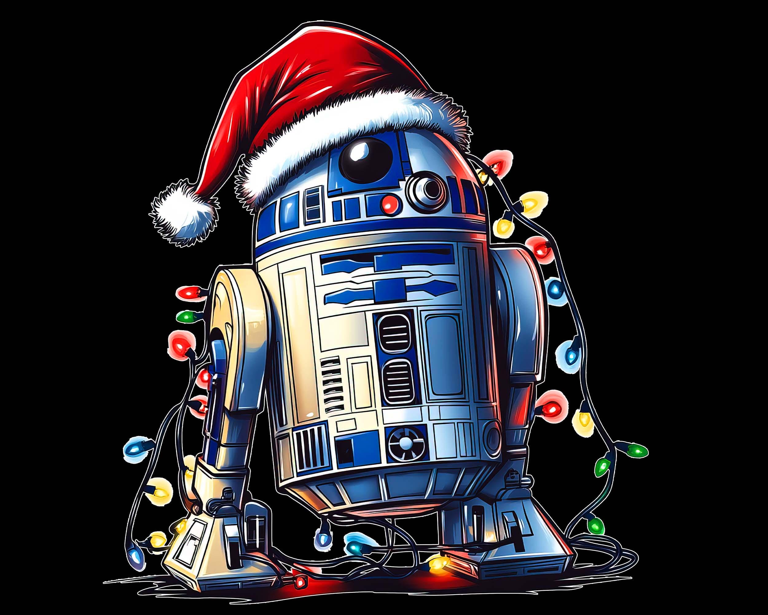 Star Wars Christmas PNG Star Wars Christmas Lights PNG R2D2 Christmas ...