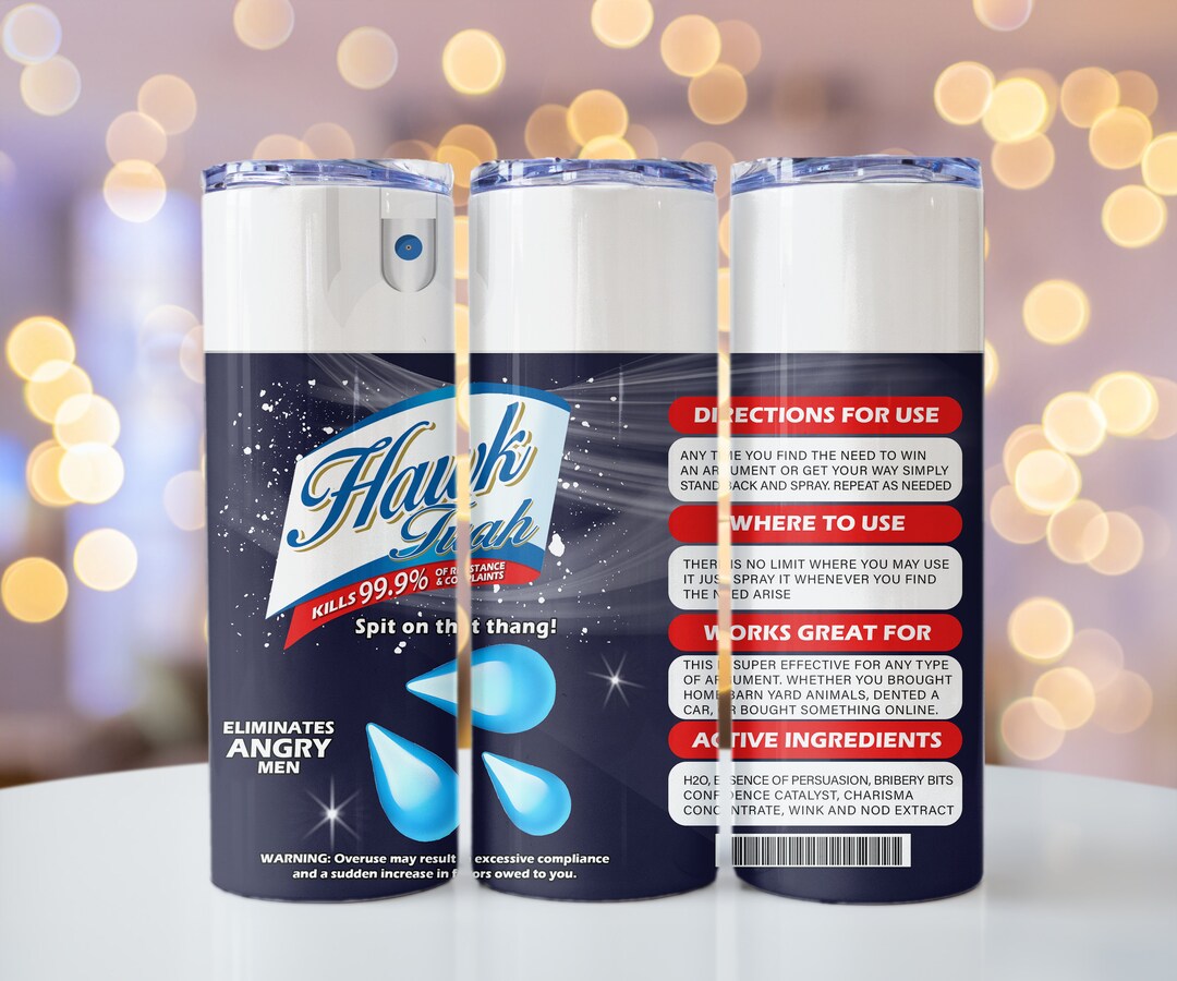 Hawk Tuah Spit on That Thang Digital Design for 20 Oz Tumbler ...