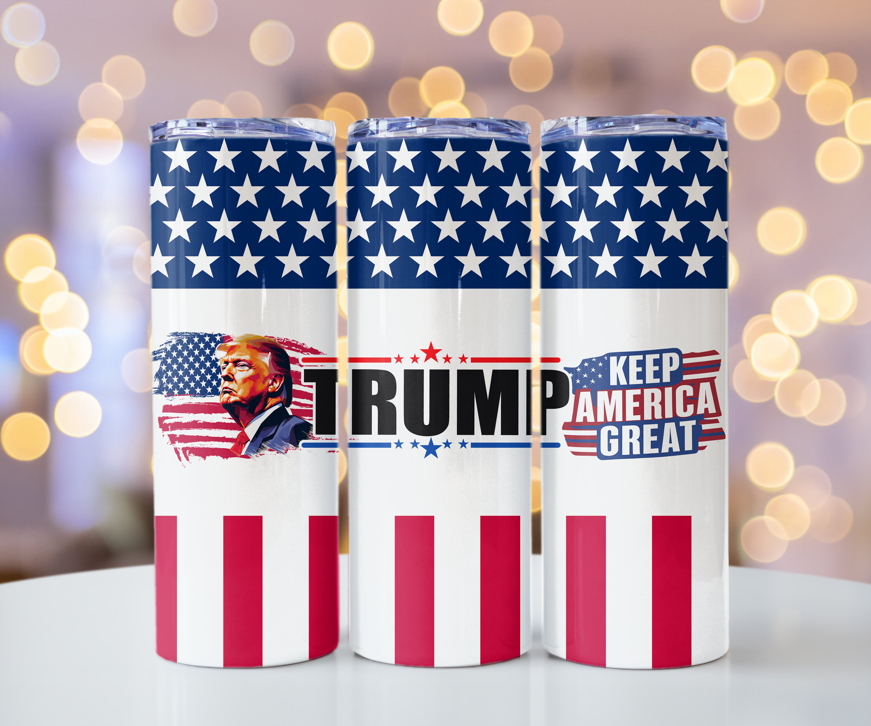Trump 20oz Tumbler Wrap Design - Digital Download PNG, Keep America ...