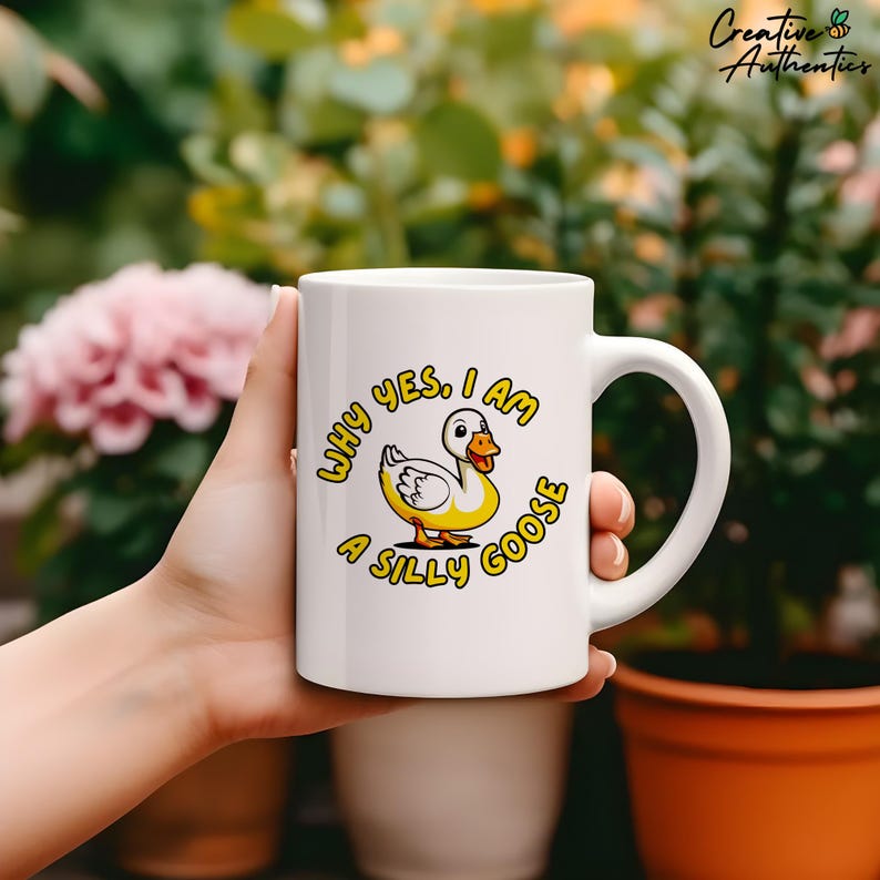Why Yes I Am A Silly Goose Coffee Mug, Silly Goose Ceramic Coffee Cup ...