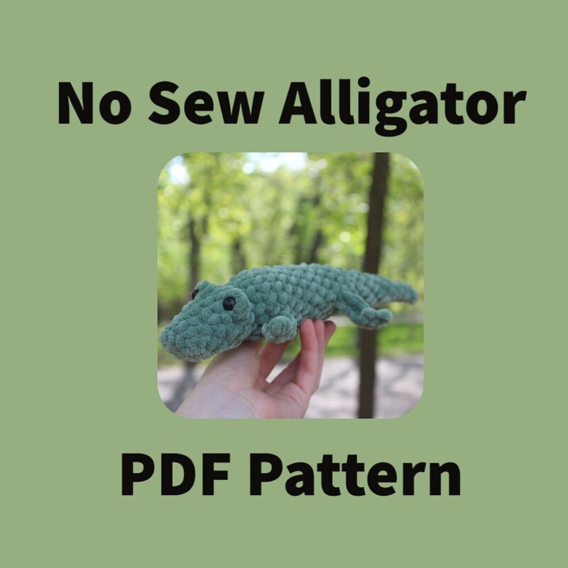 Crochet Alligator - Etsy