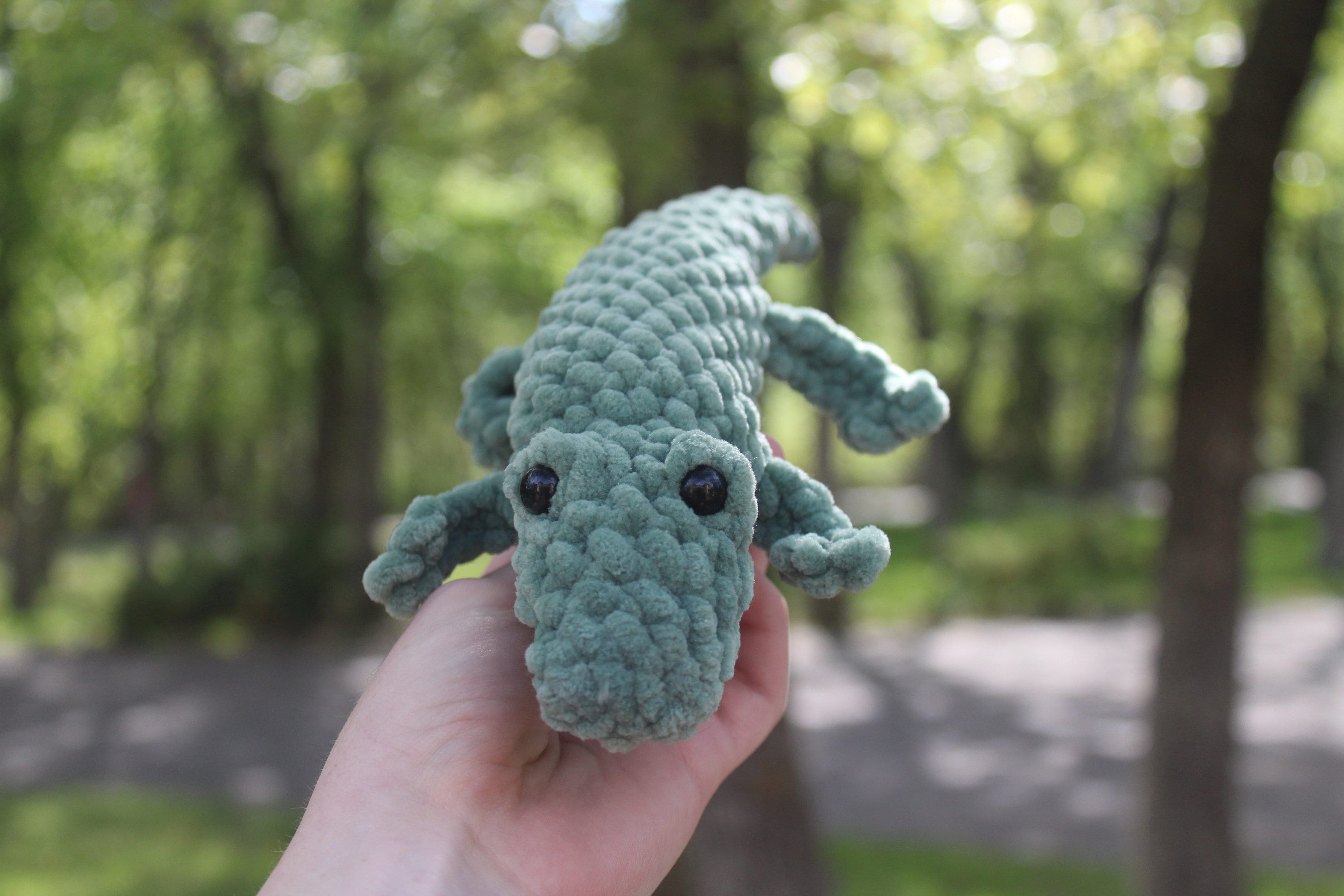 Crochet Alligator Pattern NO SEW Pattern Crochet Pattern - Etsy UK