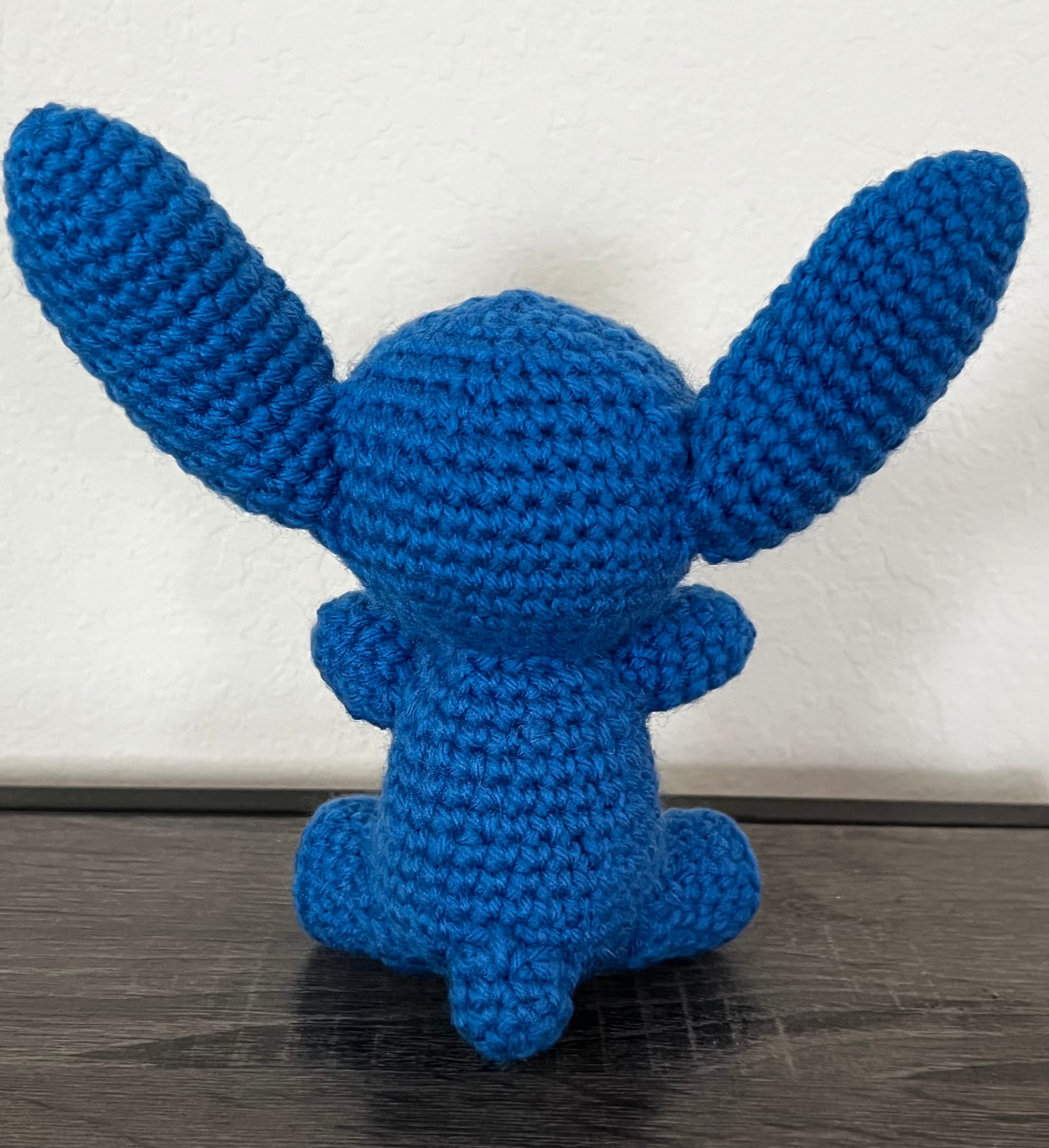 Adorable Handmade Crochet Disneys Blue Stitch Plushie - Etsy