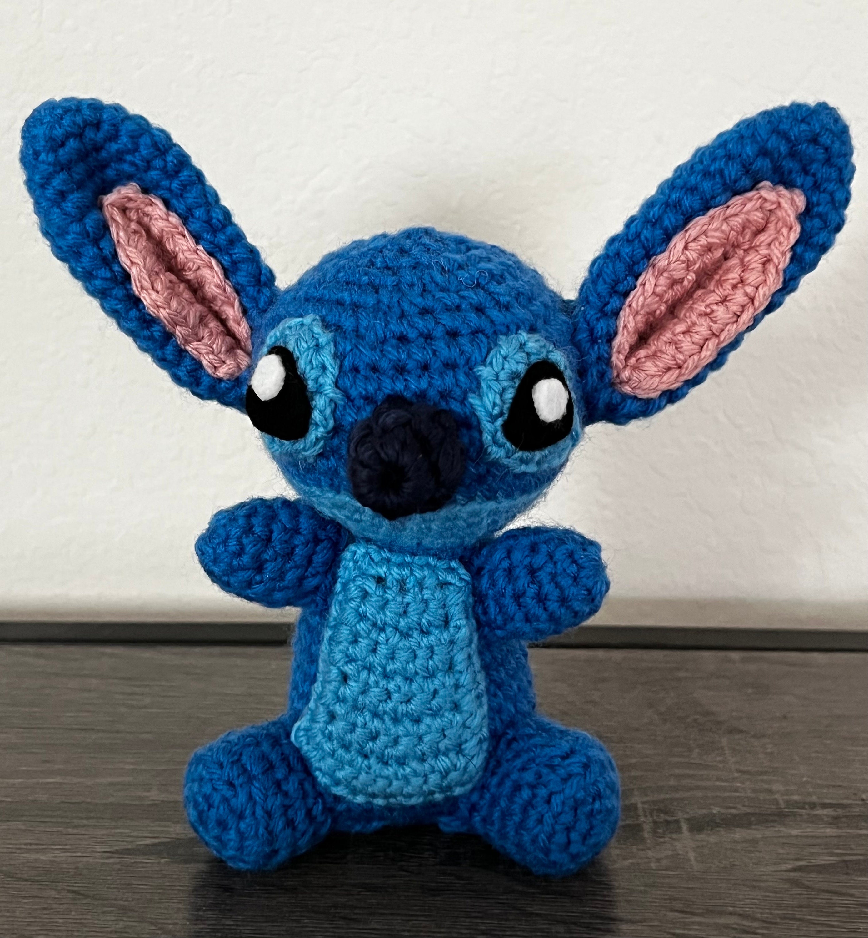 Adorable Handmade Crochet Disneys Blue Stitch Plushie - Etsy