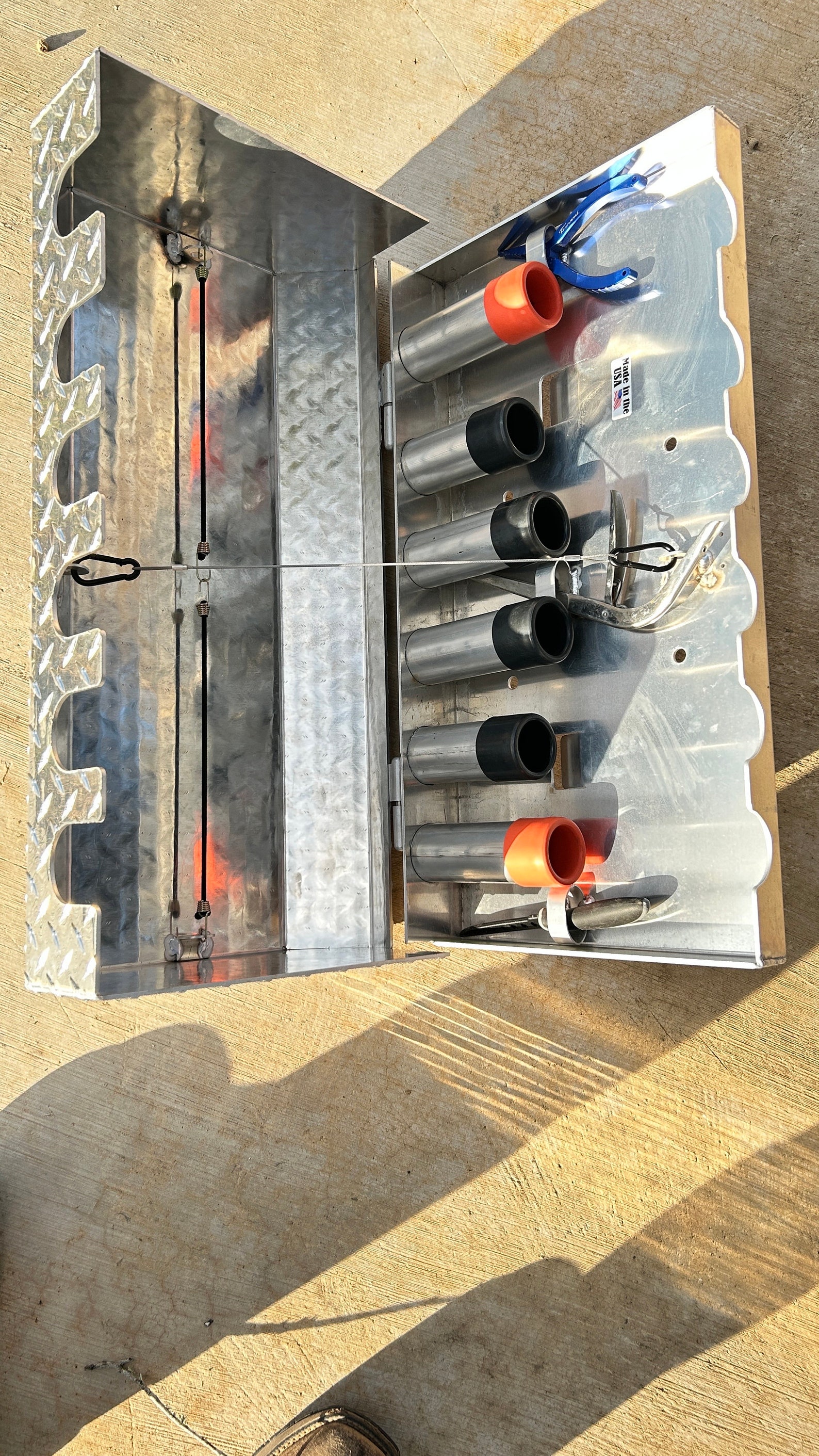 Fishing Rod Holder and Reel Holder "reelin-rod-locker" - Etsy