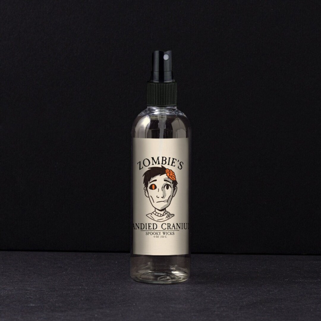 Zombie's Candied Cranium Linen Spray Room Spray Retro Halloween ...