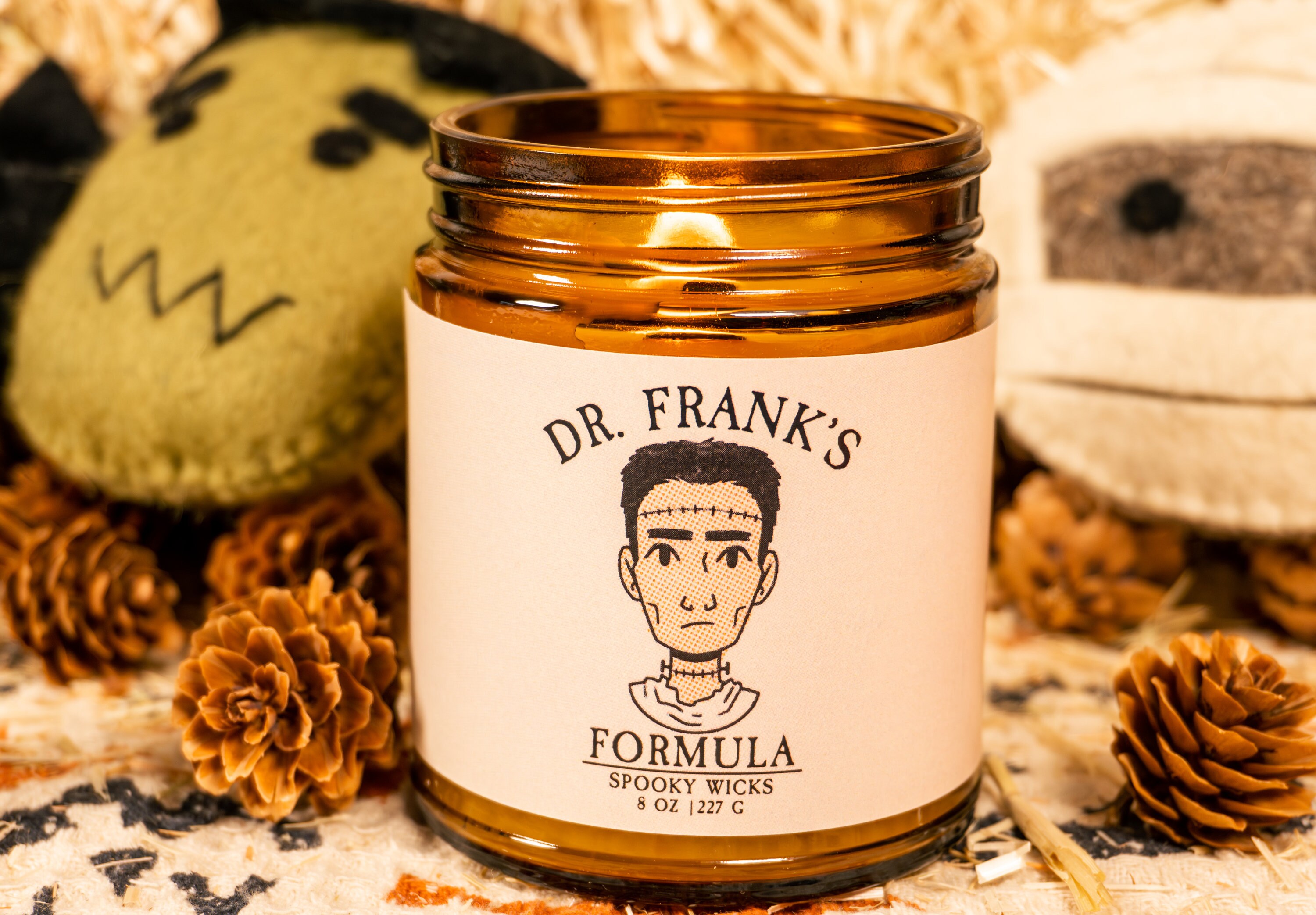 Doctor Frank's Formula Spooky Wicks Frankenstein 's Monster Retro ...