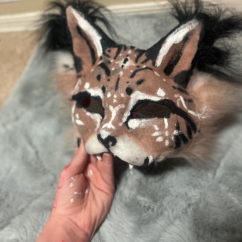 Buy Lynx Therian Mask Online In India - Etsy India