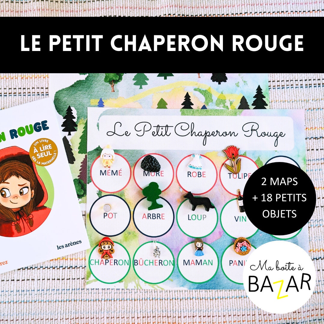 Little Red Riding Hood, Small Objects for Montessori Sorting, Children ...
