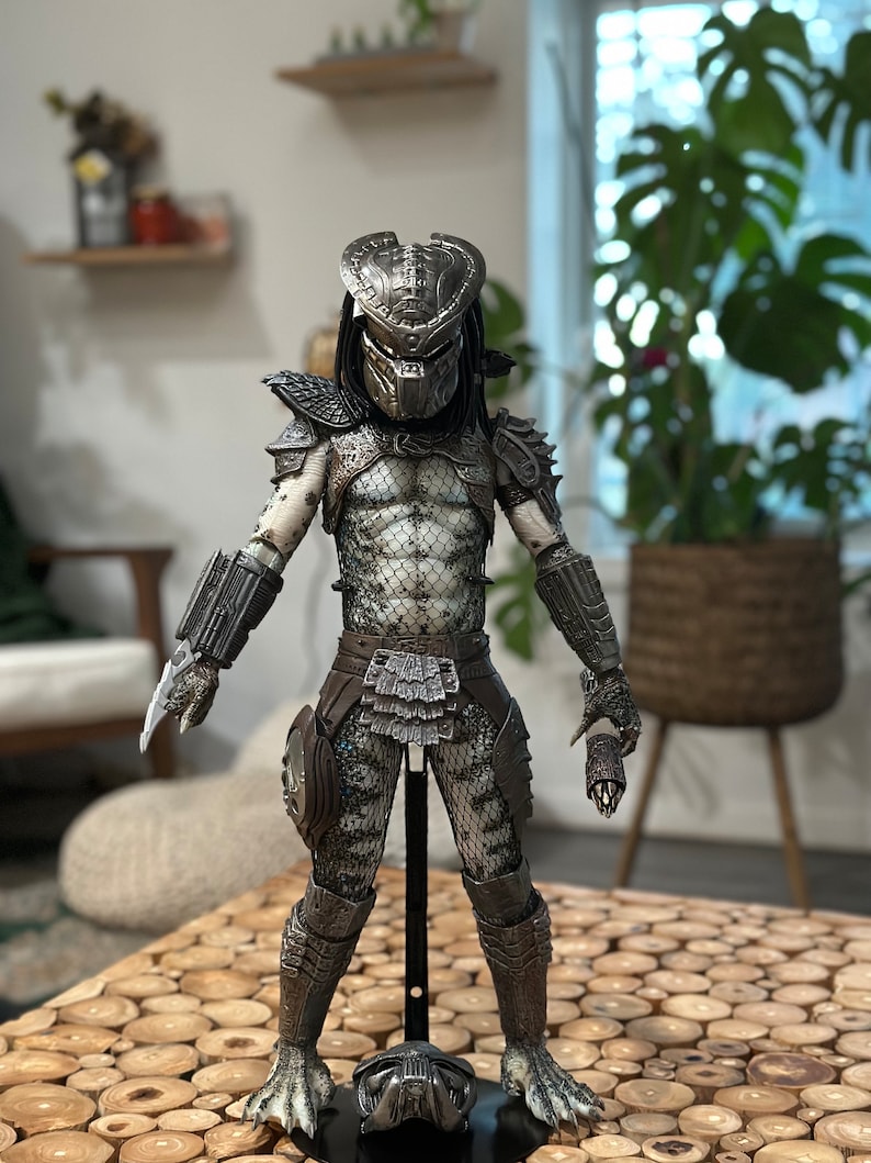 Custom Elite Predator Mask for 1/4 Neca Jungle Hunter/warrior Predators ...