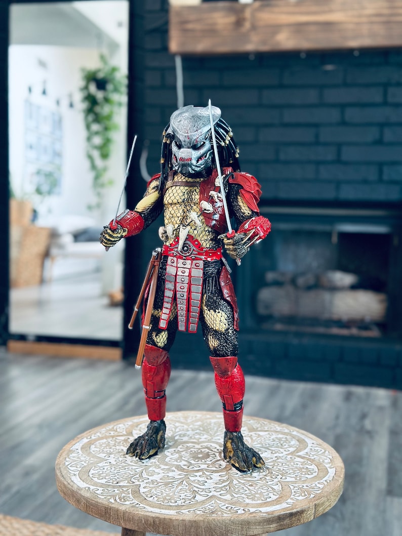 Custom Jungle Berserker Predator Mask for 1/4 Neca Jungle Hunter ...