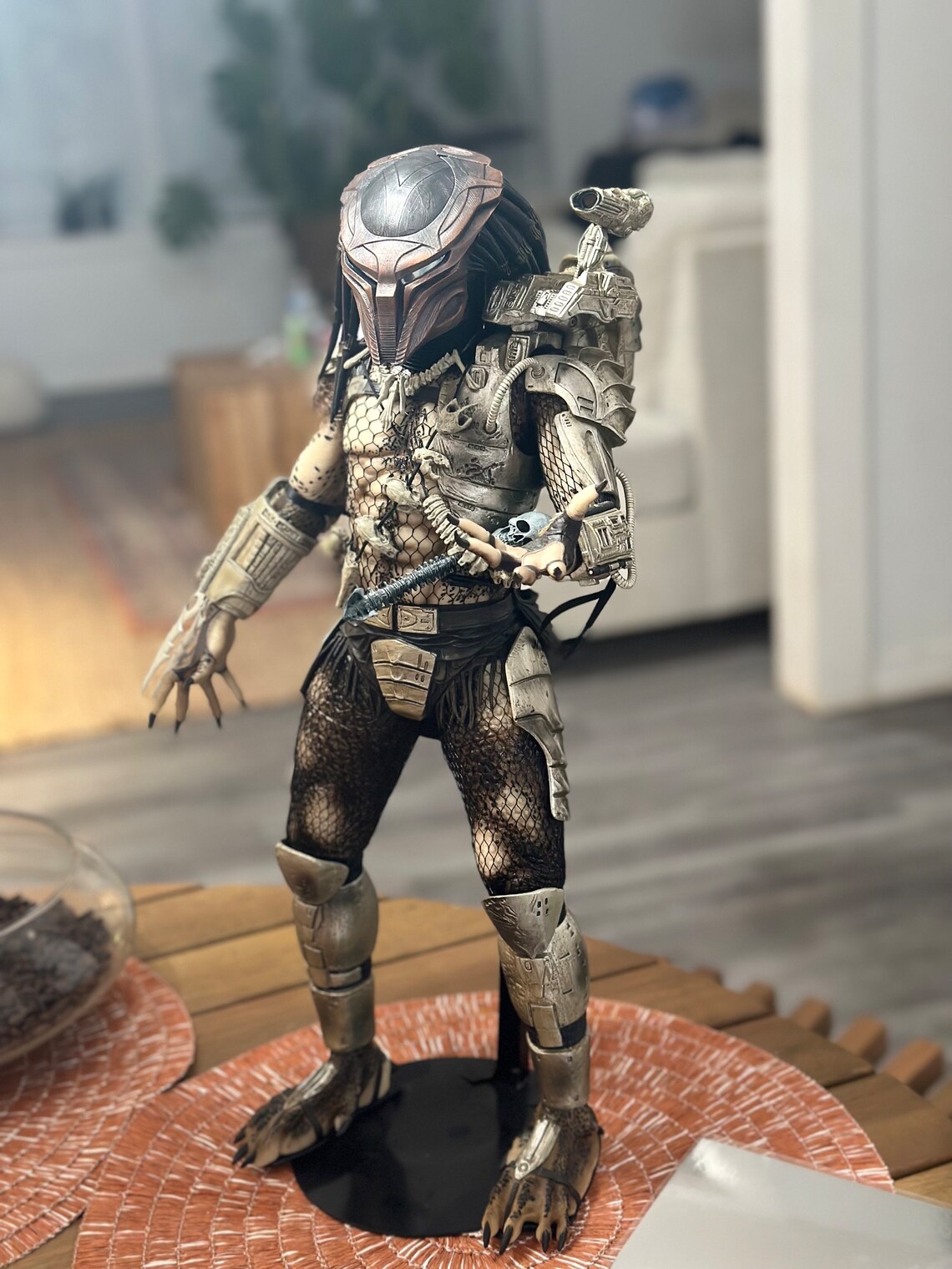 Custom Phalanx Predator Mask for 1/4 Neca Jungle Hunter Predators Made ...