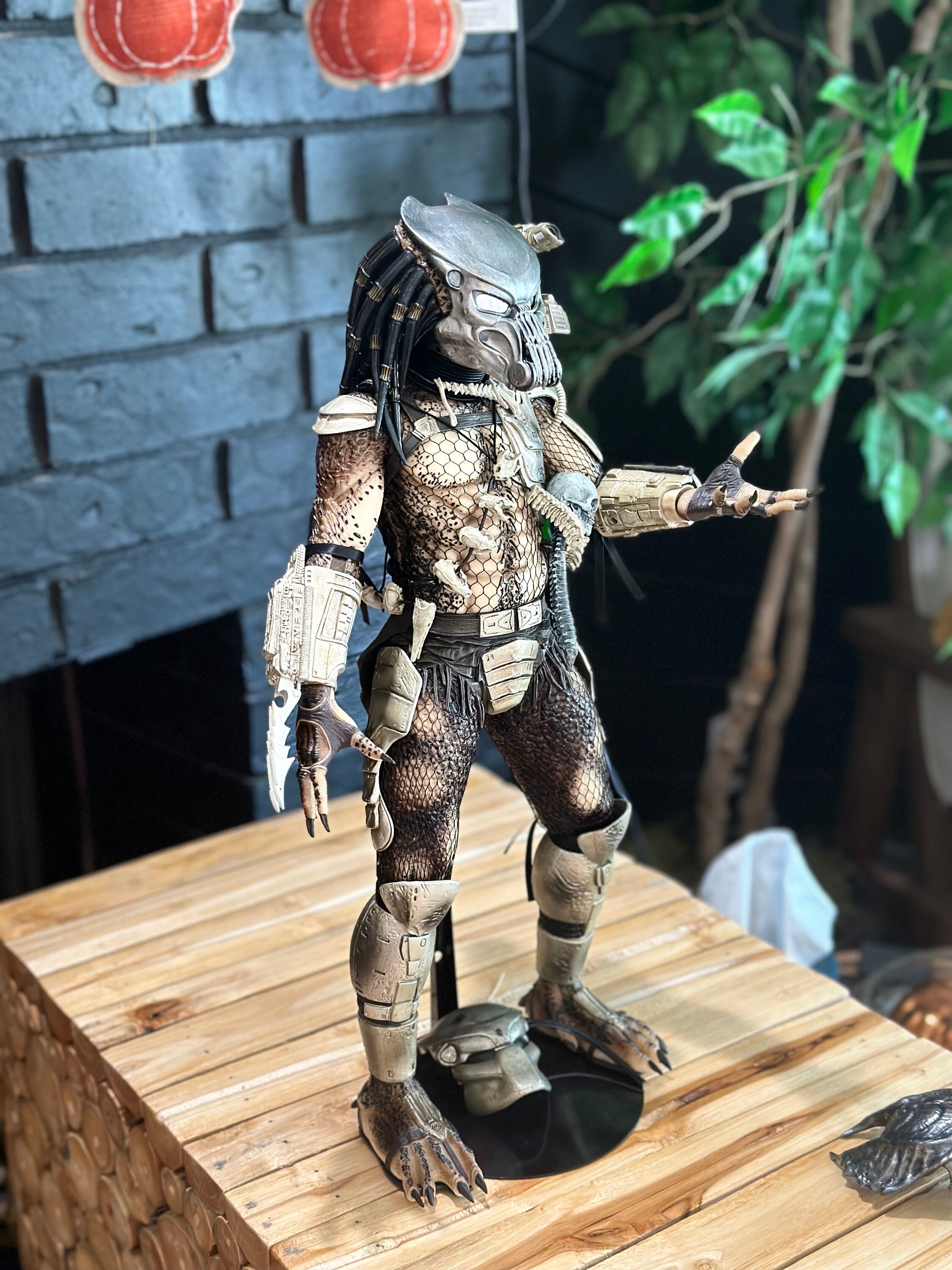 Custom Bone Grill Predator Mask for 1/4 Neca Jungle Hunter/warrior ...