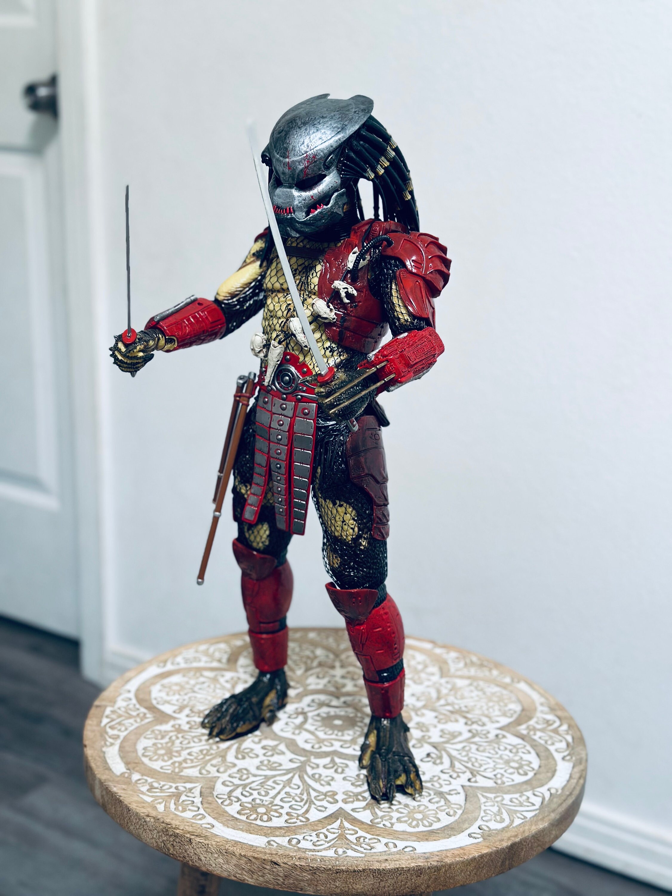 Custom Jungle Berserker Predator Mask for 1/4 Neca Jungle Hunter ...