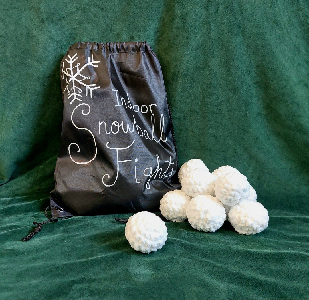 Indoor Snowball Fight (6) - Etsy