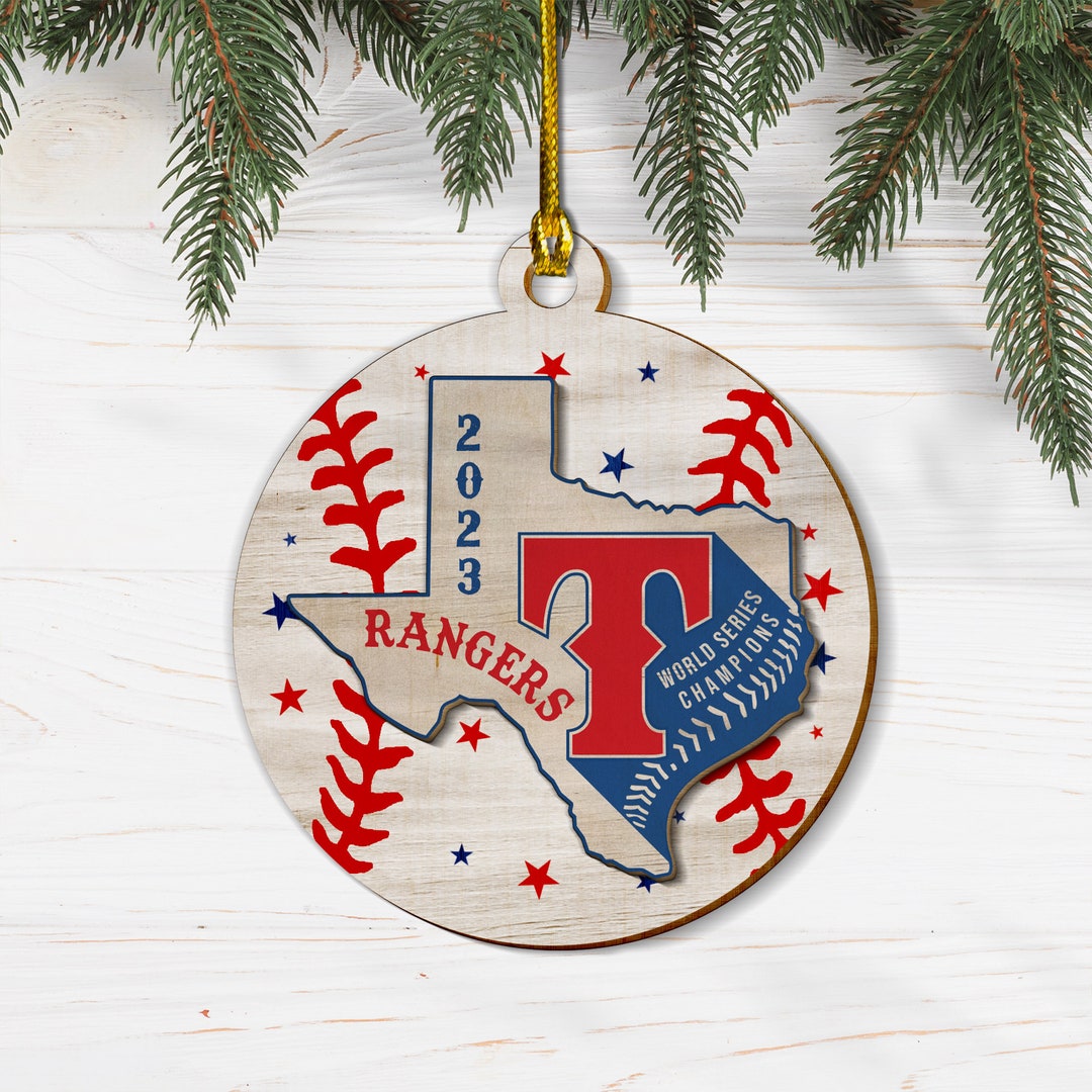 Texas Rangers Wooden Ornament World Champion Wood Texas - Etsy