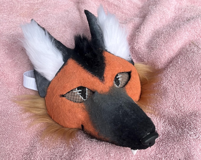Therian Maned Wolf Mask / Maned Wolf Inspired Mid to High-quality ...