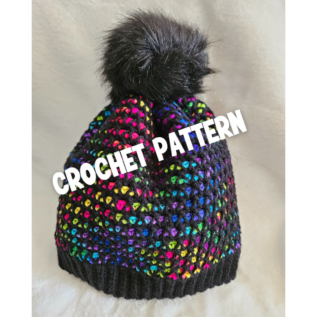 Long Single Crochet Beanie Crochet Pattern, PDF Crochet Pattern ...