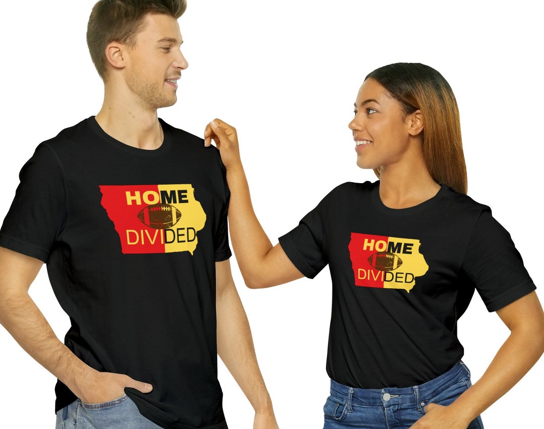 Iowa Home Divided Unisex Jersey Tee, House Divided T Shirt, Iowa ...