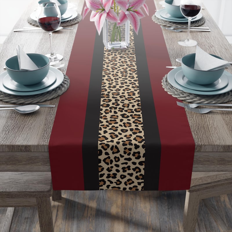 Table Runners Leopard Print - Etsy
