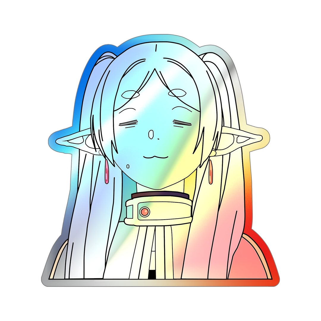 Frieren: Beyond Journey's End Holographic Sticker | Sousou No Frieren ...