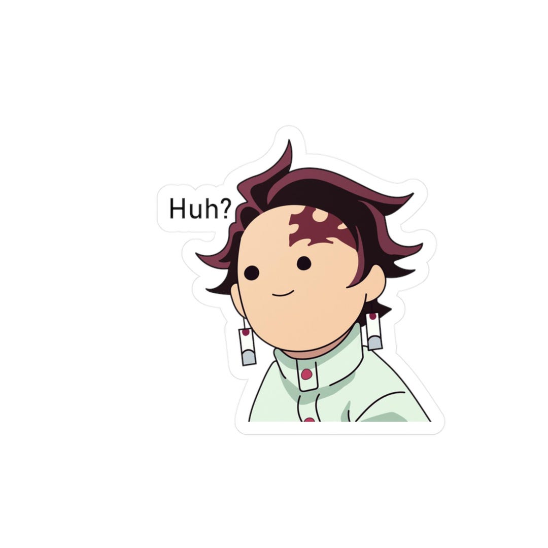 Demon Slayer Tanjiro Kamado Vinyl Sticker | Cute Funny Tanjiro Sticker ...