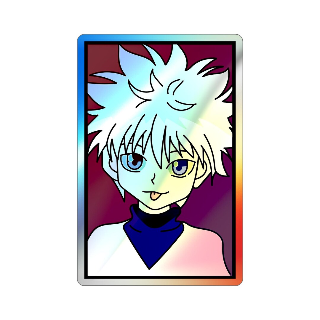 Killua Hunter X Hunter Holographic Sticker Killua Zoldyck Sticker ...