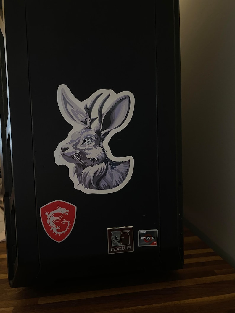 Jackalope Cryptid Sticker - Etsy