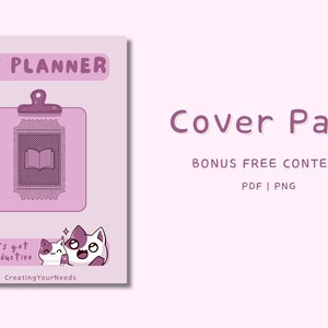 Cat Planners Printable Planner Digital Planner Purple Diary Organiser ...
